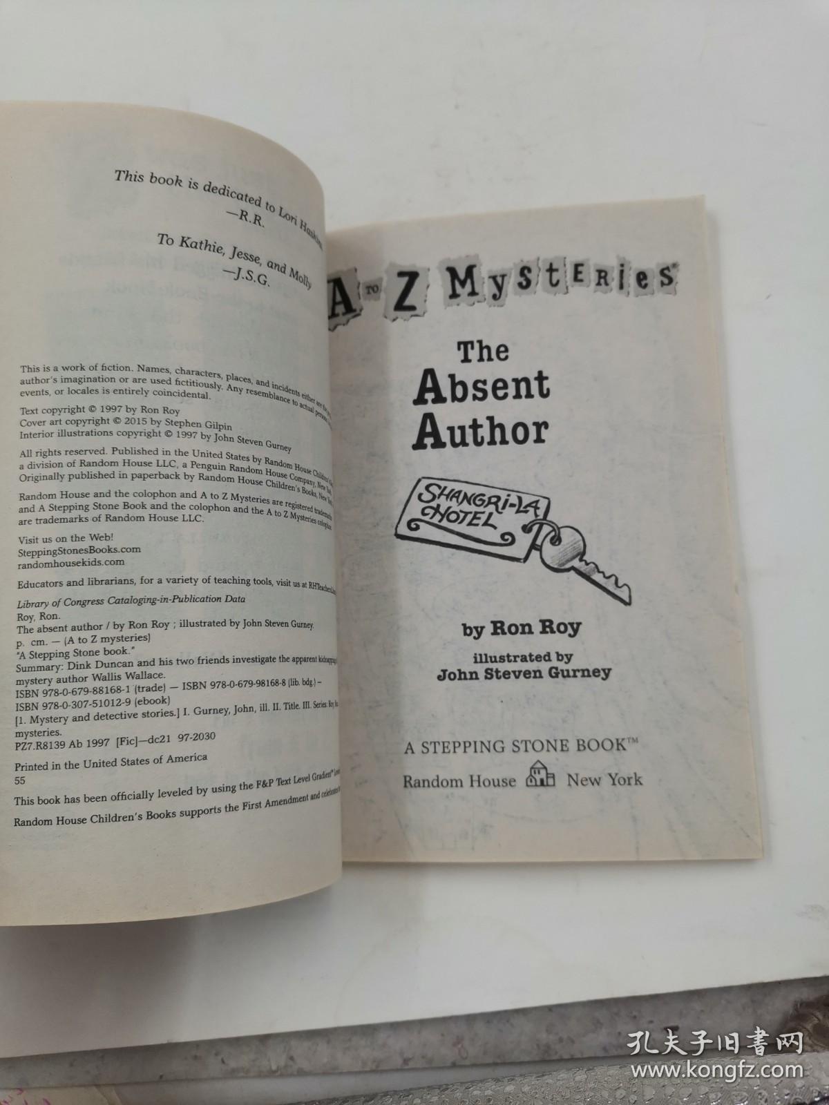 The Case of the Absent Author (A to Z Mysteries)_Ron Roy_孔夫子旧书网