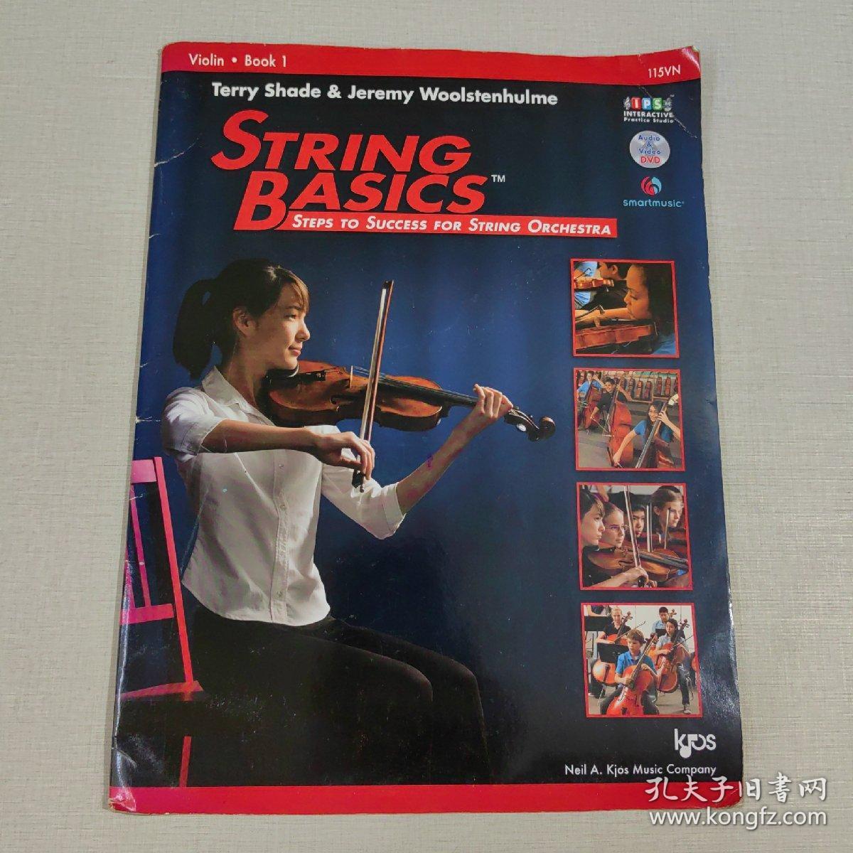 Terry Shade Jeremy Woolstenhulme String Basics Violin 1 小提琴 弦乐队标准化训练教程 ...