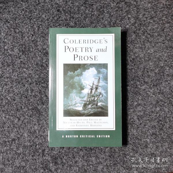 Coleridge’s Poetry and Prose（柯勒律治的詩歌與散文)_Nicholas Halmi_孔夫子旧书网