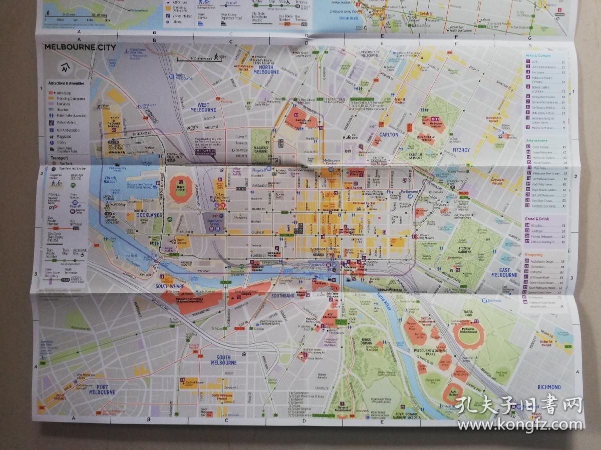 MELBOURNE/NARRM AND BEYOND OFFICIAL VISITOR MAP澳大利亚墨尔本、纳尔姆及其他地区官方游客地图 ...