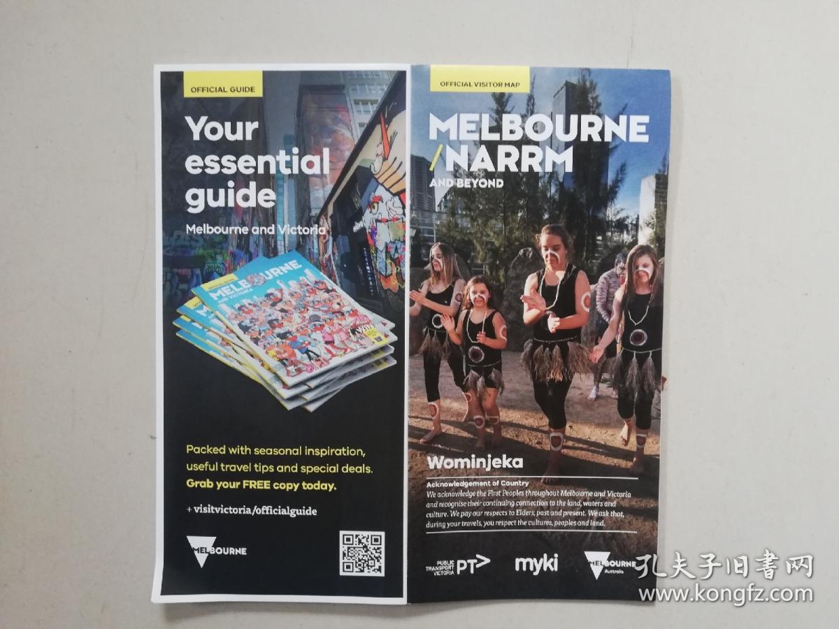 MELBOURNE/NARRM AND BEYOND OFFICIAL VISITOR MAP澳大利亚墨尔本、纳尔姆及其他地区官方游客地图 ...