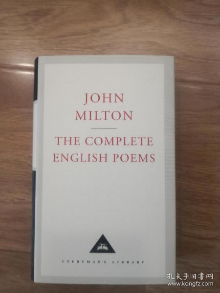 【现货】The complete English poems by John Milton 约翰·弥尔顿英文诗全集 everyman's ...