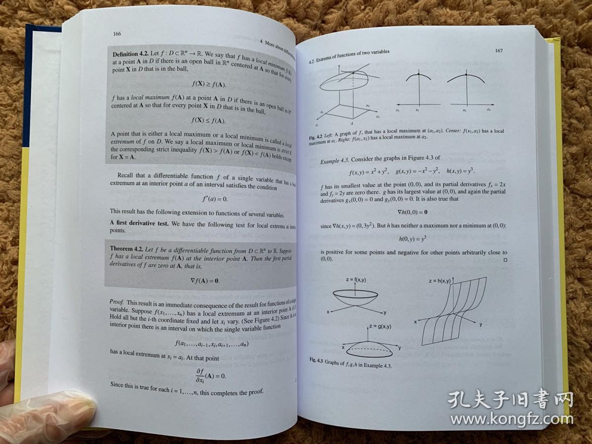 现货 Multivariable Calculus with Applications 英文原版 多元微积分及其应用_Peter D. Lax ...