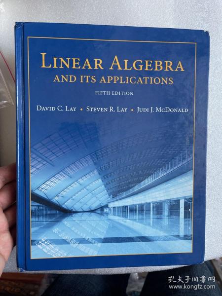 现货 英文原版 Linear Algebra and Its Applications 线性代数及其应用: 第五版 David C. Lay ...