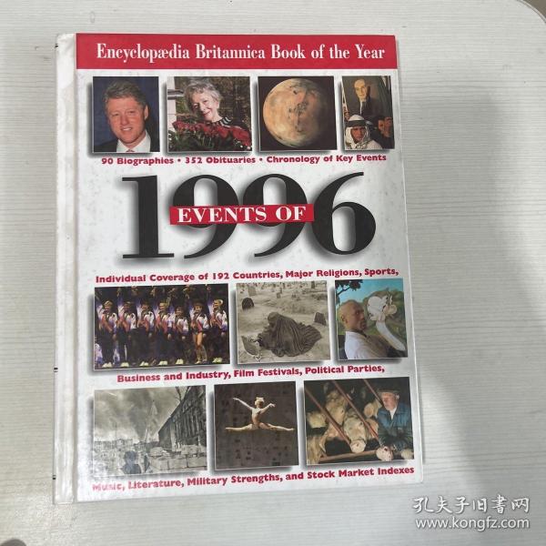 Encyclopaedia Britannica：Britannica Book of the Year（Events of 1996）_大英 ...