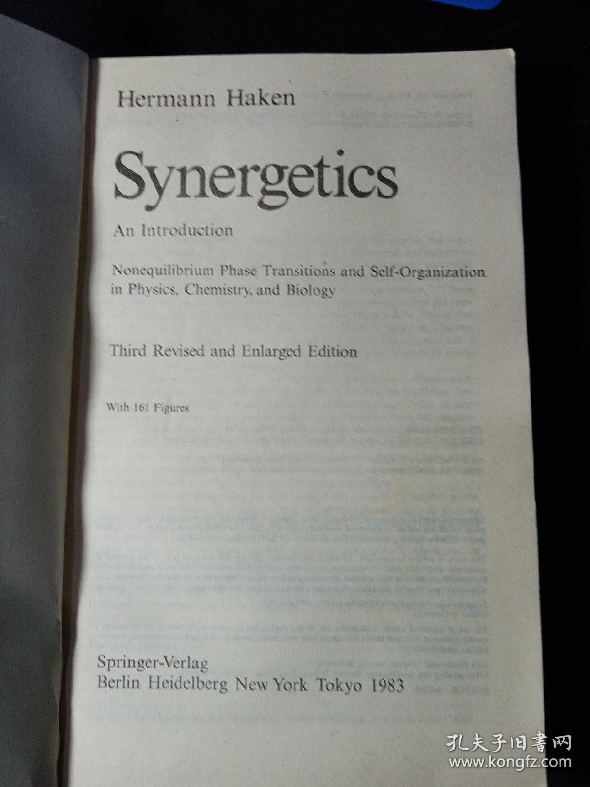 Synergetics An Introduction (协同学导论.第3版)_Hermann Haken_孔夫子旧书网
