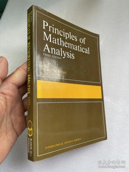 现货 Principles of Mathematical Analysis 英文原版 数学分析原理：英文版 第3版 鲁丁 （Walter ...