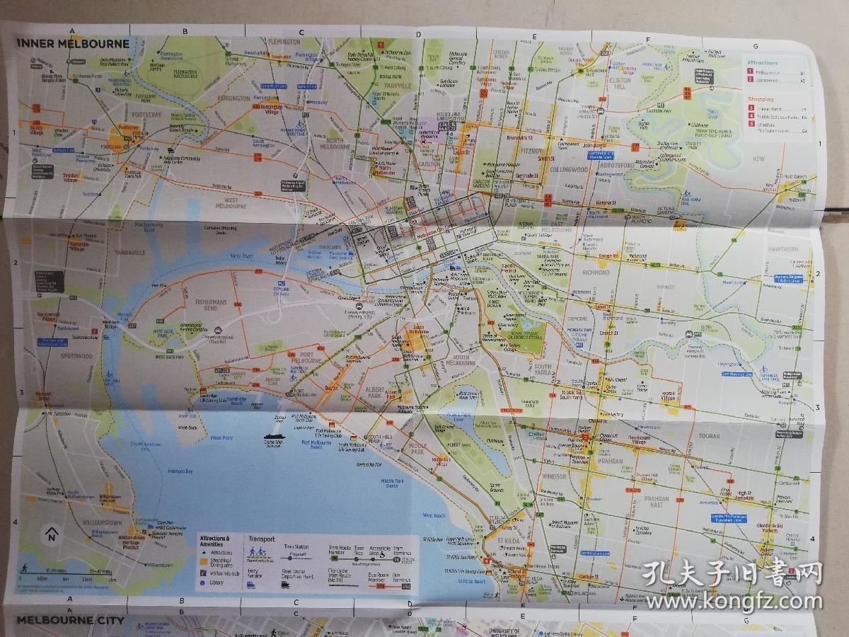 MELBOURNE/NARRM AND BEYOND OFFICIAL VISITOR MAP澳大利亚墨尔本、纳尔姆及其他地区官方游客地图 ...