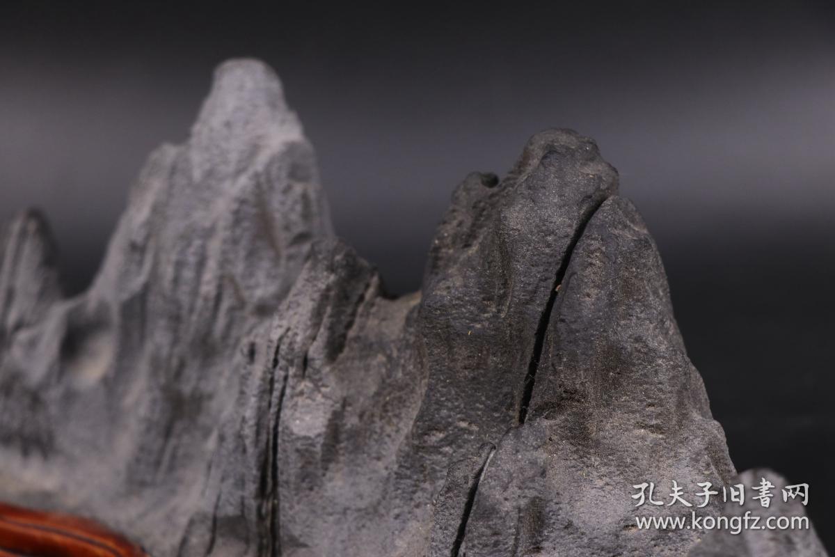 【图】贵重品 保真 日本购回 大型《中国四大名石之一 原包浆 纯天然 山形“幽兰石”》“幽兰石”产于广西柳州鹿寨县幽兰村附近的山溪中，属碳酸 ...