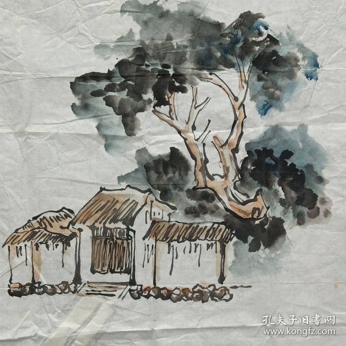 【图】【工艺品】《国画》83cm*50cm。hyg,拍品信息,网上拍卖,拍卖图片,拍卖网,拍卖网站