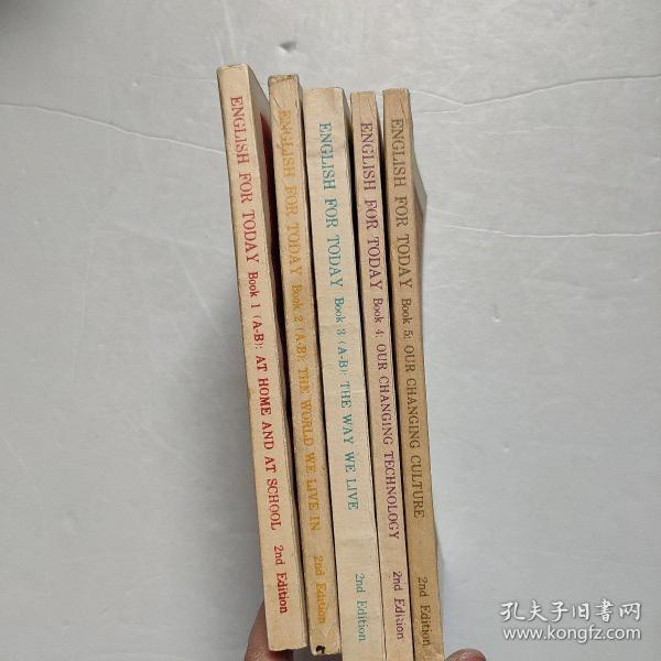 English For Today （今日英语）1-5册全_孔夫子旧书网