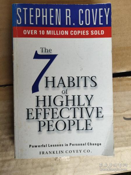 The 7 Habits of Highly Effective People：Powerful Lessons in Personal Change 英文原版 正品_Stephen R ...